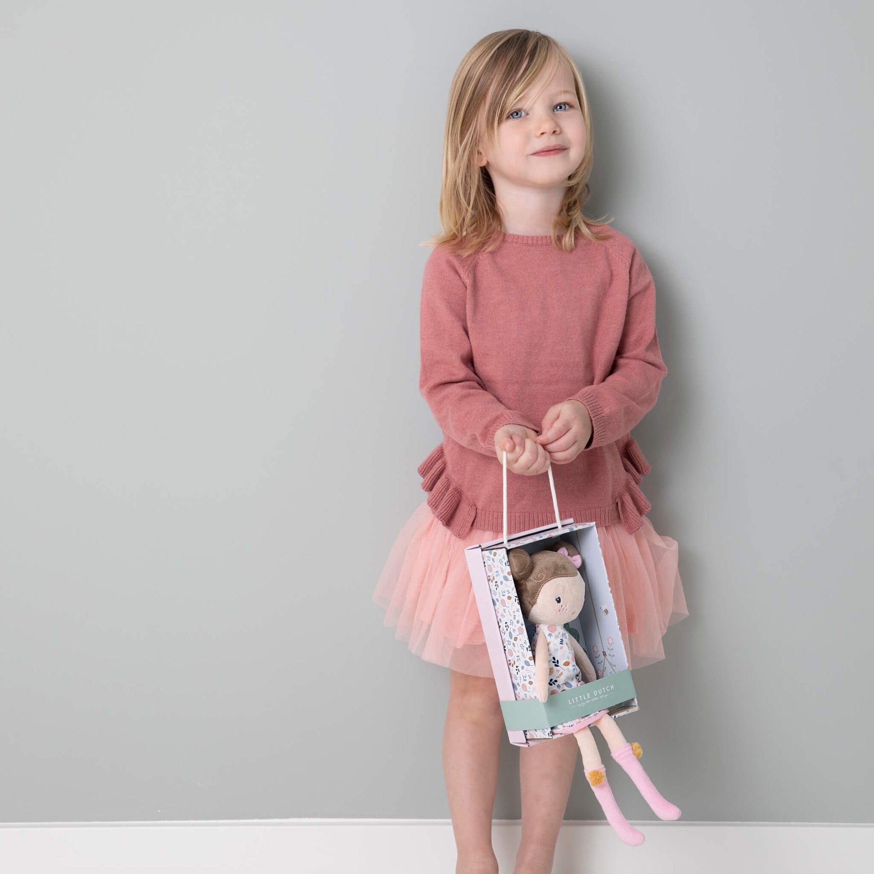 Little Dutch Cuddle Doll Rosa | Oskoe