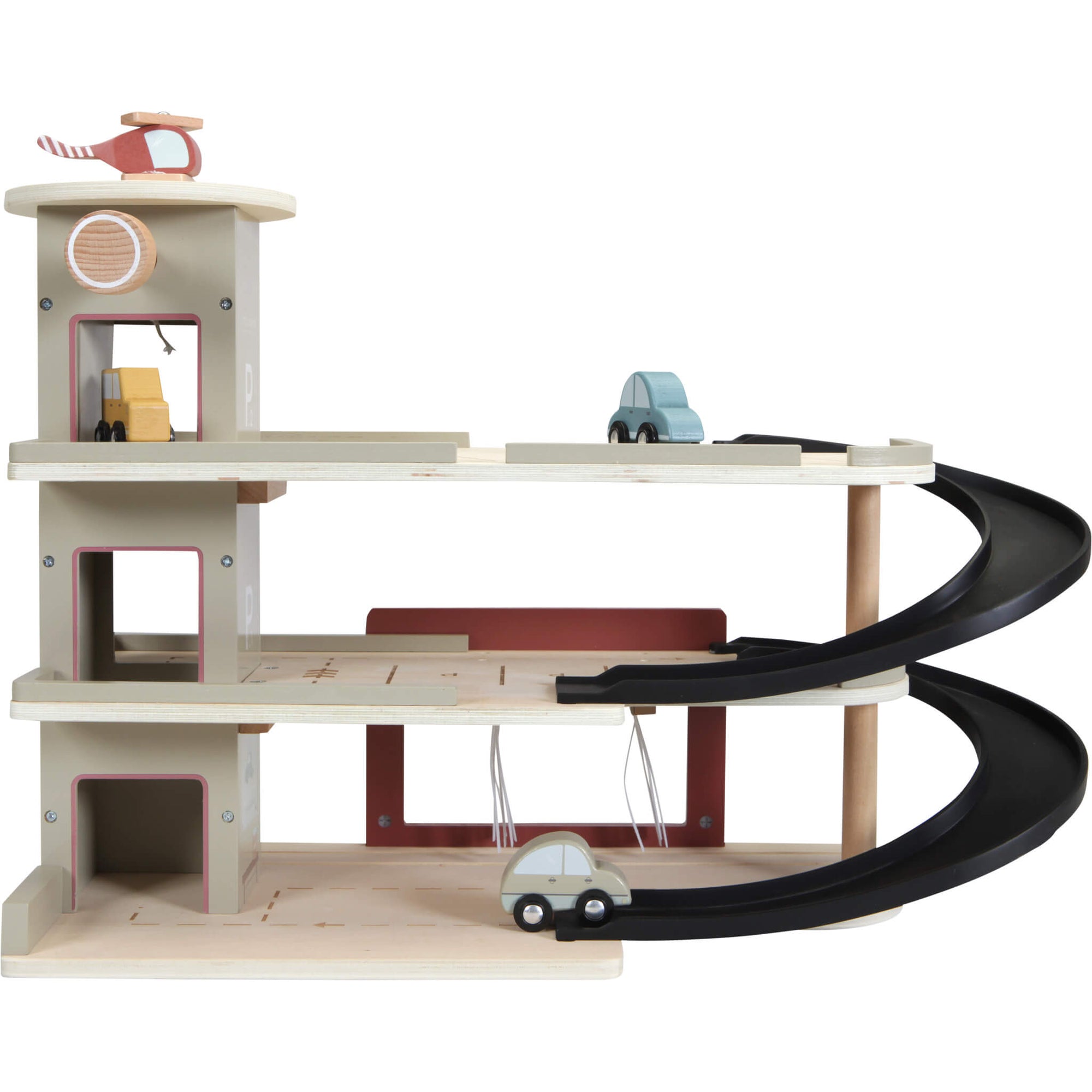 Little Dutch Wooden Car Garage | Role Play | Oskoe