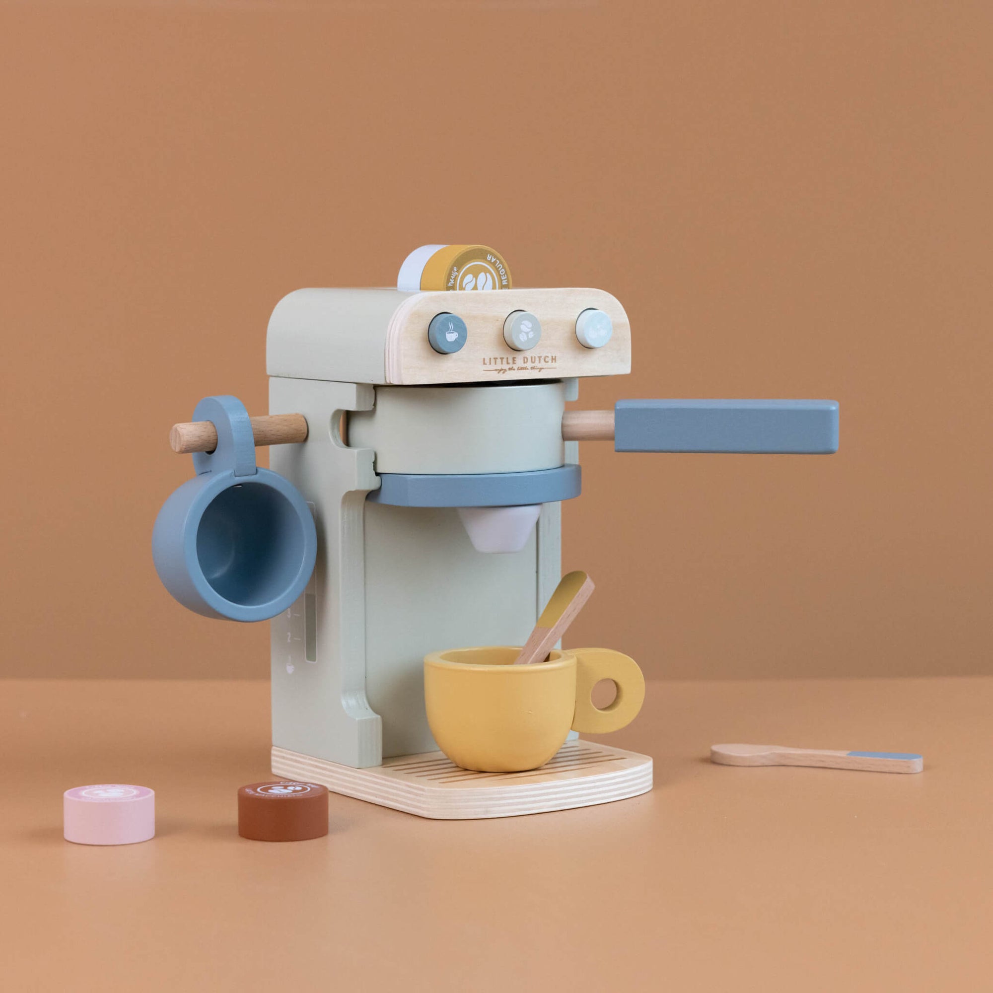 Little Dutch Wooden Toy Coffee Machine Children's Role Play | Oskoe