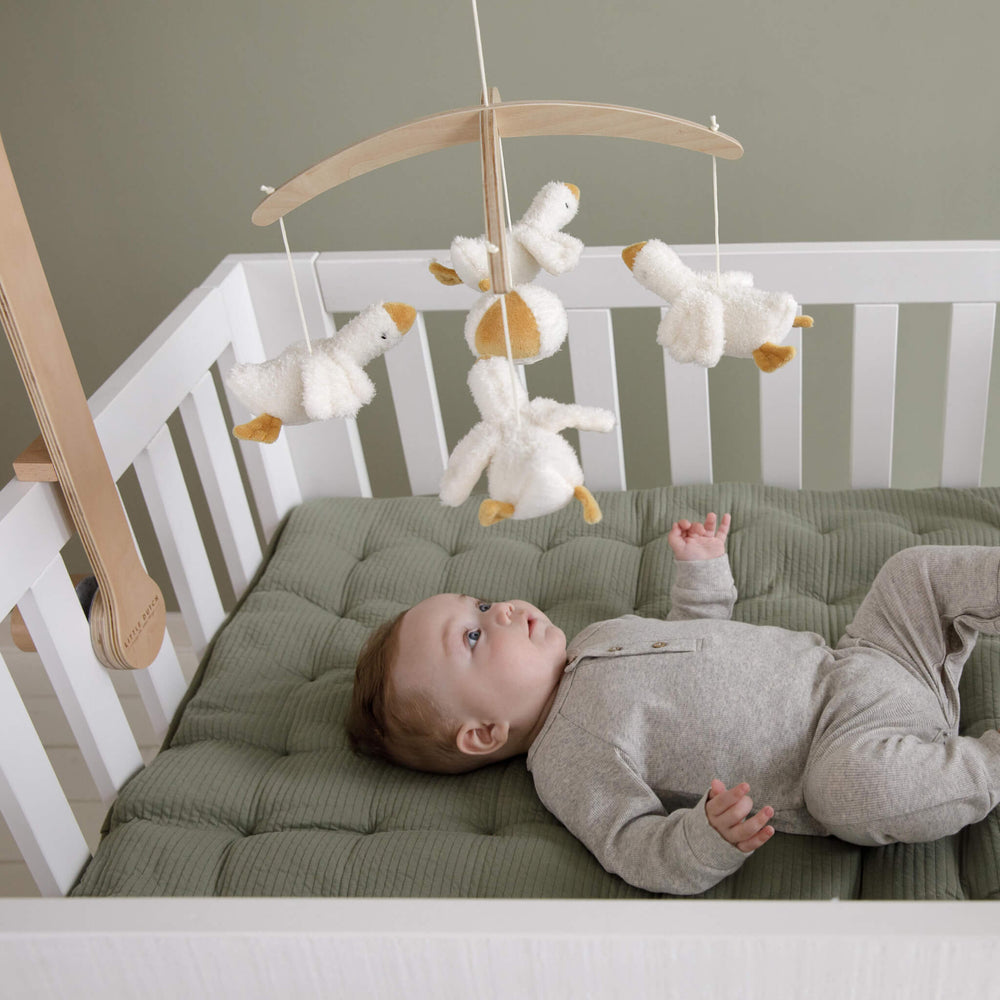 Little Dutch Wooden Music Mobile Little Goose, Cot Toys | Oskoe
