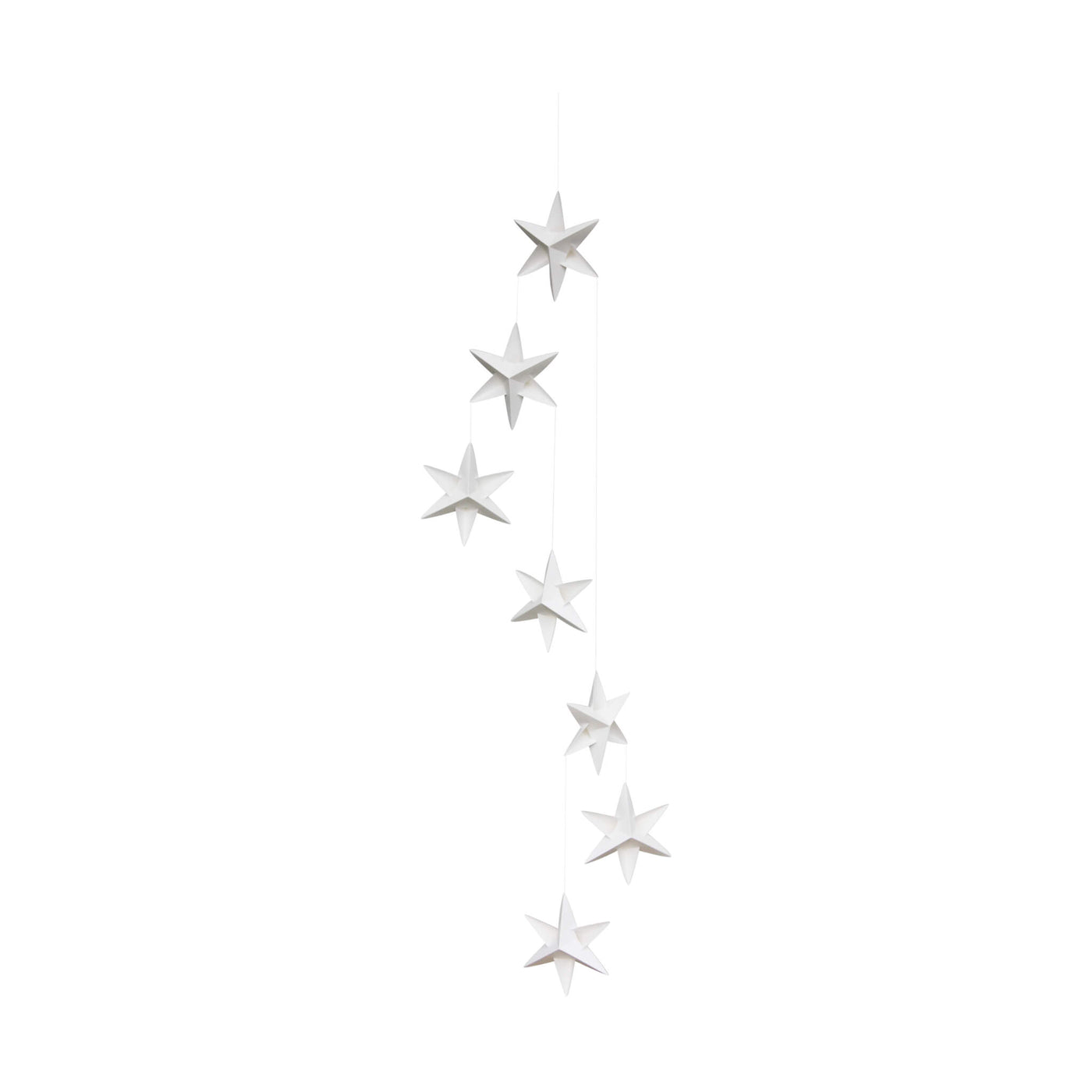 Livingly Star Nursery Mobile In White | Oskoe