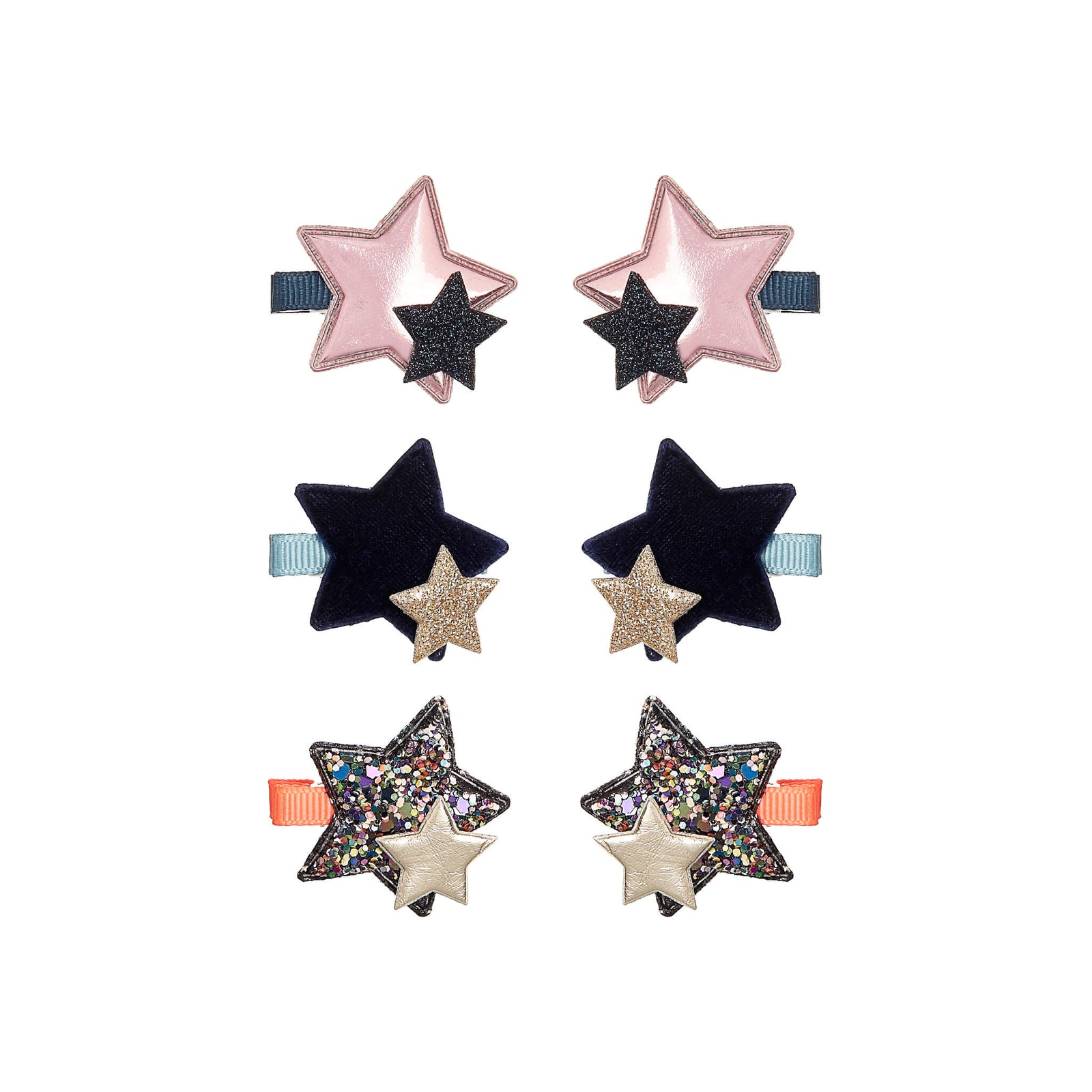 Mini Layered Star Clips