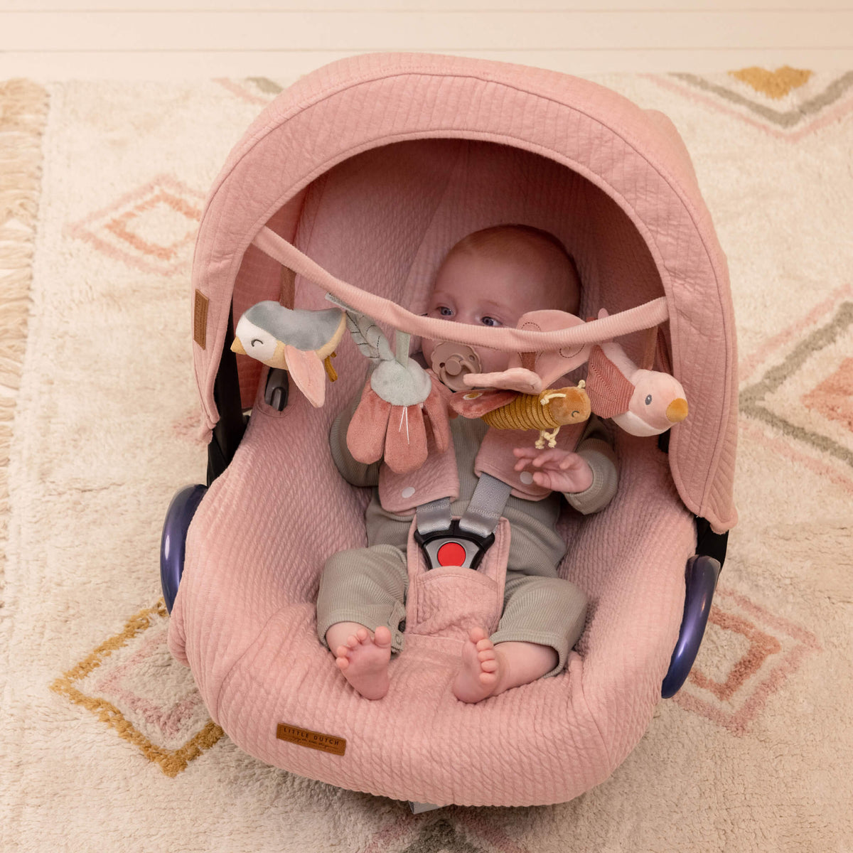 Little Dutch Stroller Toy in Flowers & Butterflies | Oskoe