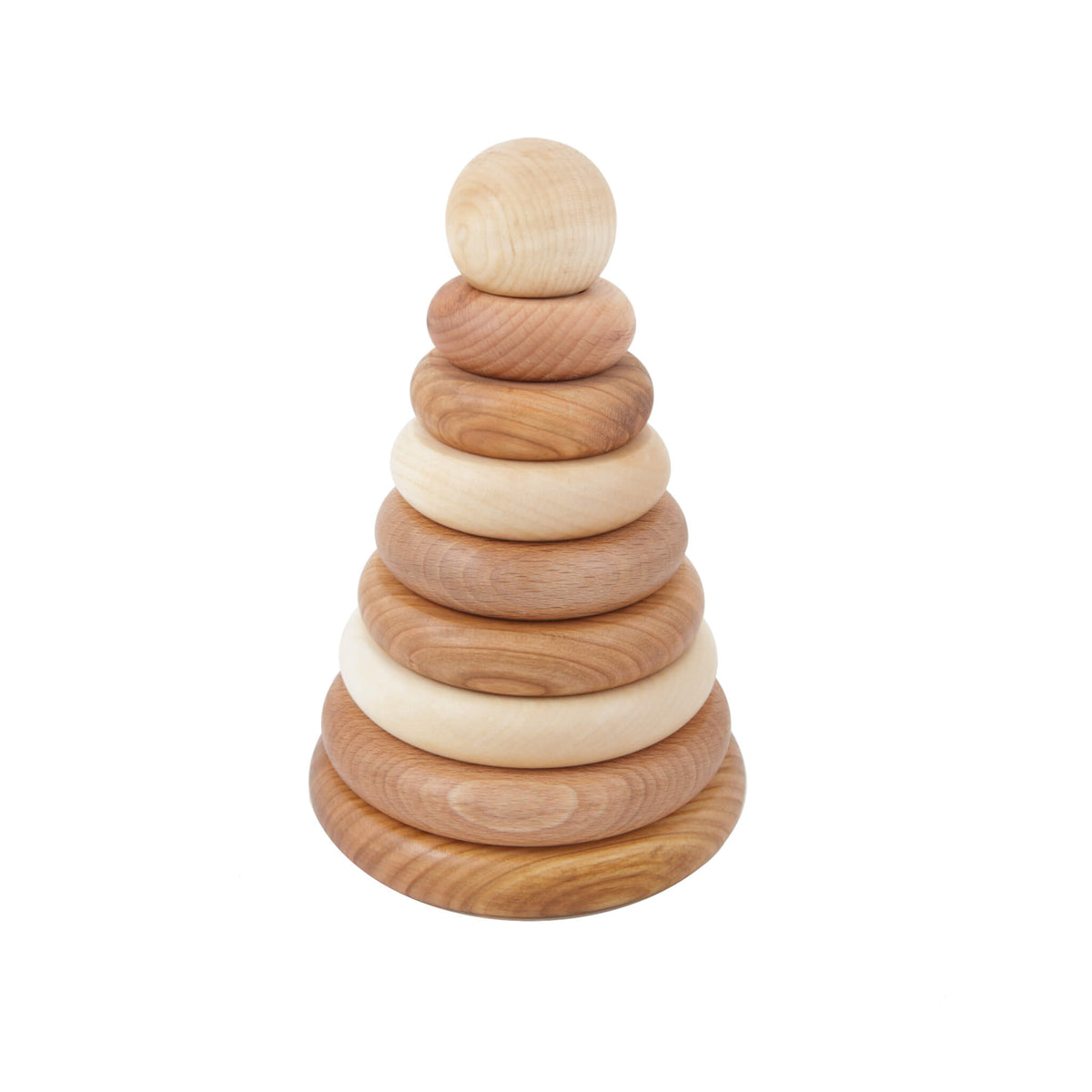 Wooden Story Natural Wooden Stacker | Oskoe
