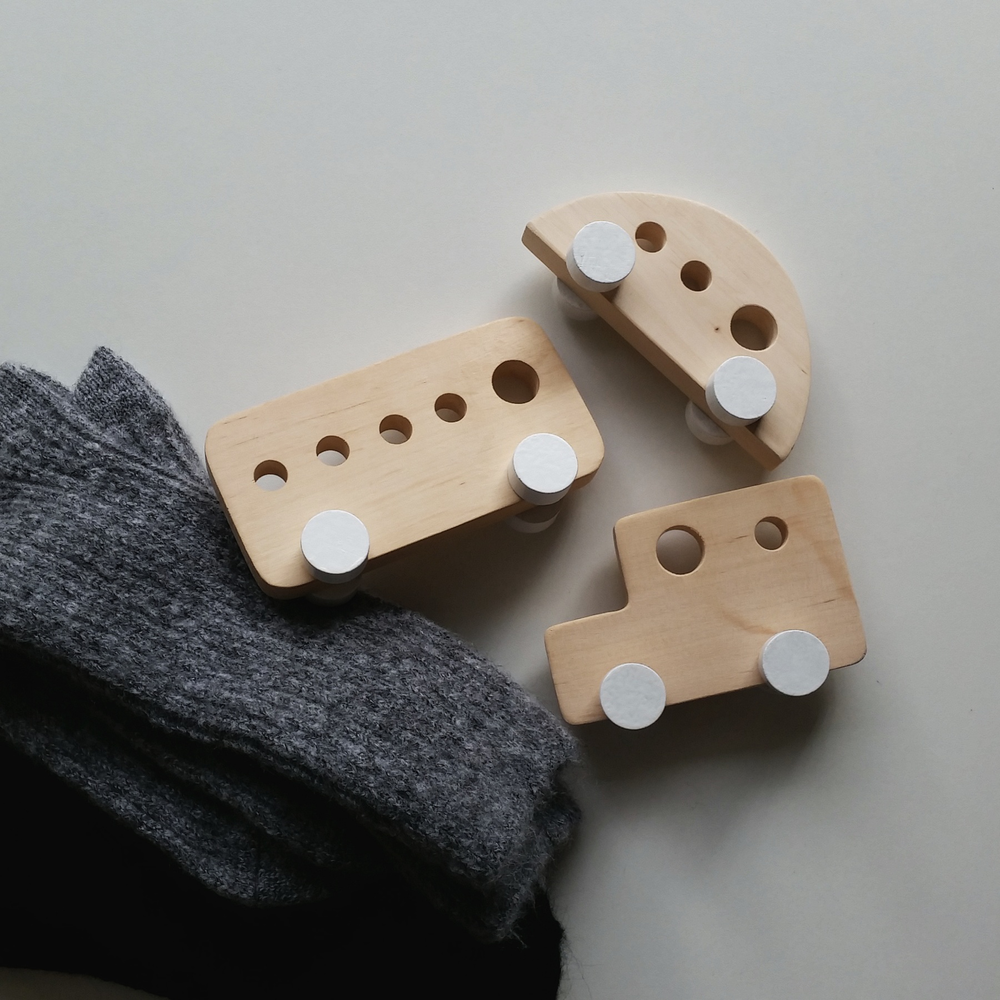 Pinch Toys Mini 70's Car Set