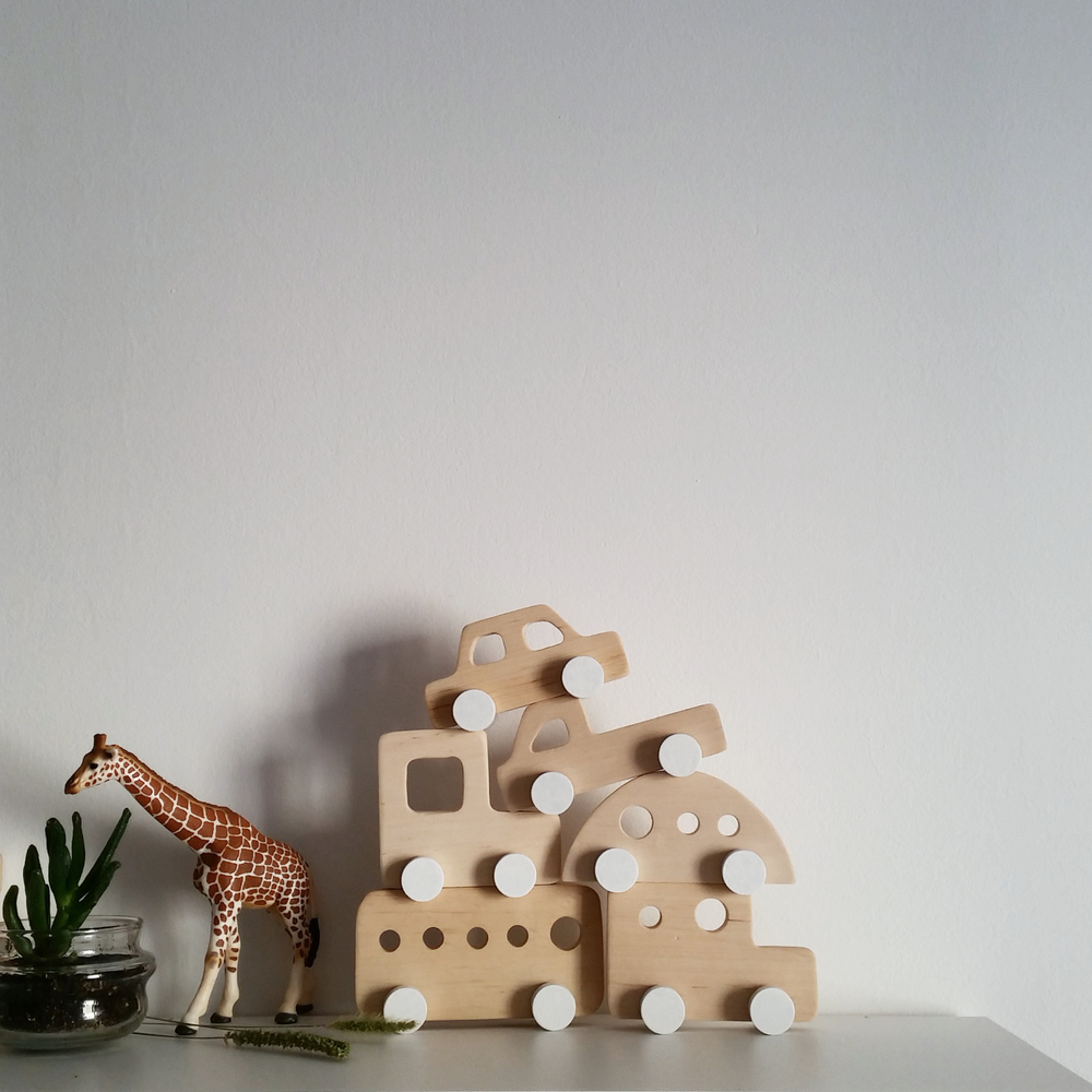 Pinch Toys Mini 70's Car Set